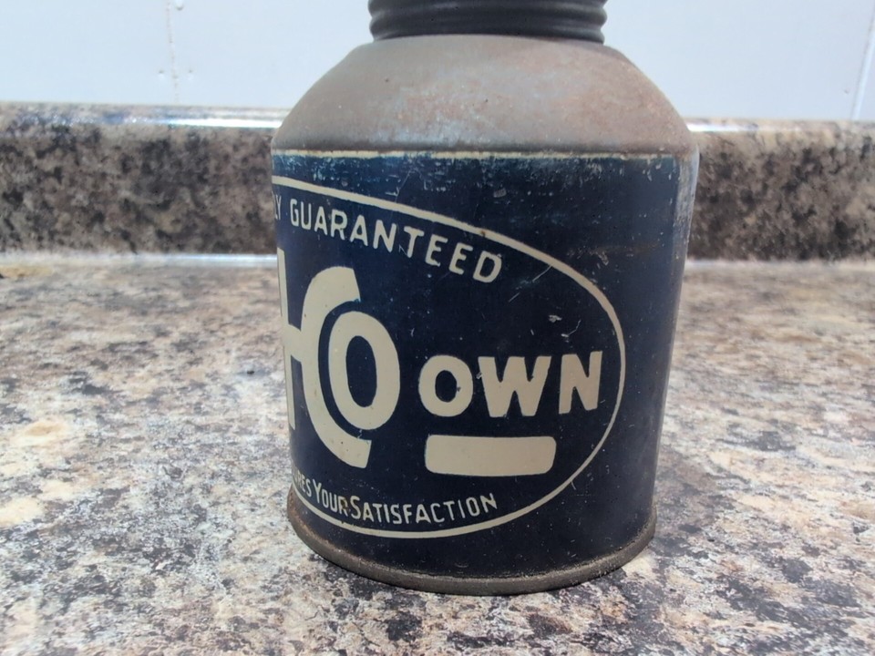 Vtg H C Co Blue Label Oiler Oil Can | eBay
