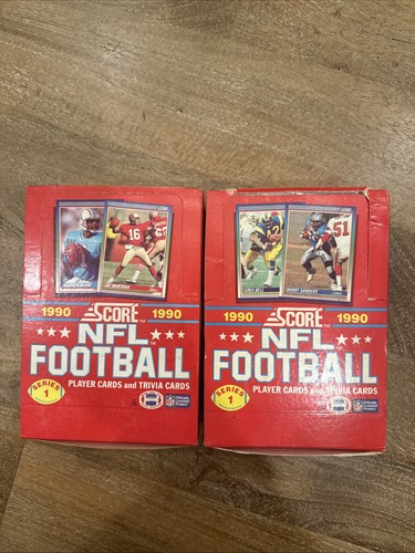1990 Score Football Series 1 Unopened Box Lot Of 2 | eBay