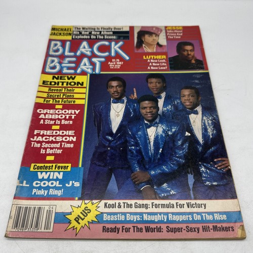 Black Beat Magazine April 1987 New Edition, Michael Jackson & More ...