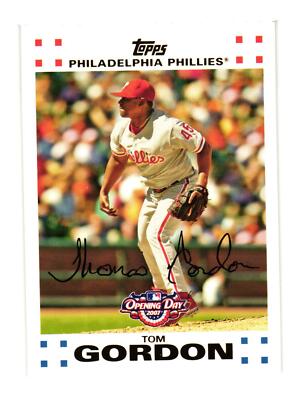 2007 Topps Opening Day #185 Tom Gordon Philadelphia Phillies | eBay