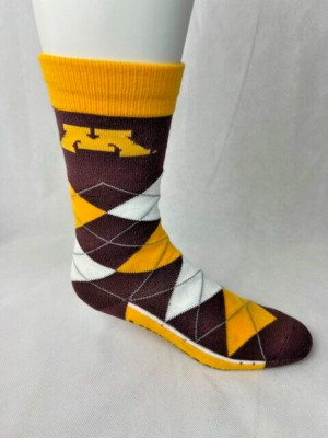 Minnesota Golden Gophers Argyle Crew Dress Socks Medium | eBay