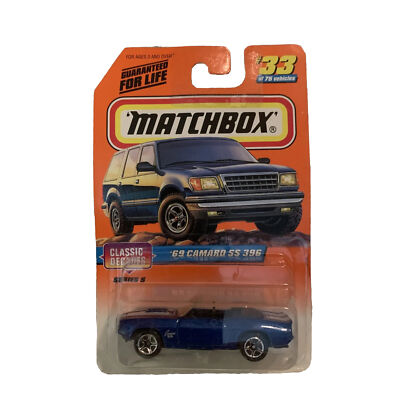 Matchbox -Navy Blue '69 Camaro SS 396 Car #33/75 Series 5 - Classic ...