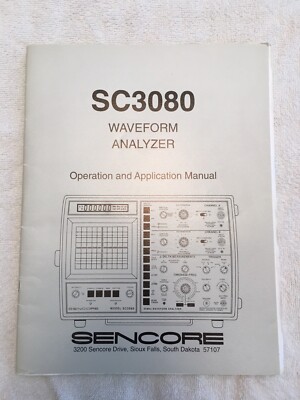 Oscilloscopes - Sencore Oscilloscope