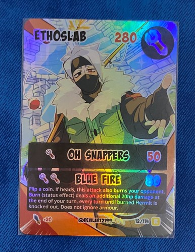 Hermitcraft TCG S1 2E Rare Holo ETHOSLAB ETHO | eBay