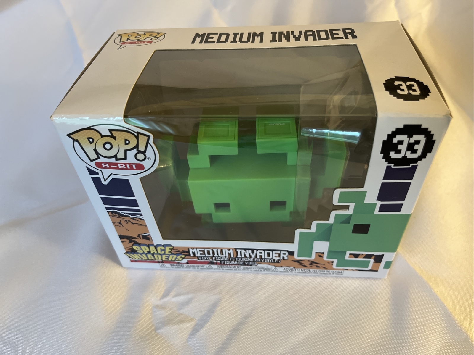 Funko Pop! 8-Bit: Space Invaders - Medium Invader - (Green) #33 for ...