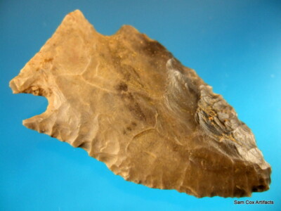Super Fine Authentic Kentucky Hornstone Flint Kirk Corner Notch Point ...