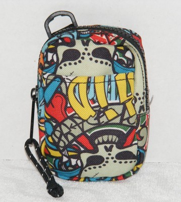 PAPERCHASE SMALL MULTI-COLOR ACCESSORIE CELL PHONE BAG With SKULL THEME ...