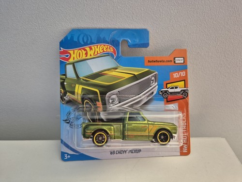 Hotwheels sth super treasure hunt 69 Chevy Pickup short Card Rare | eBay