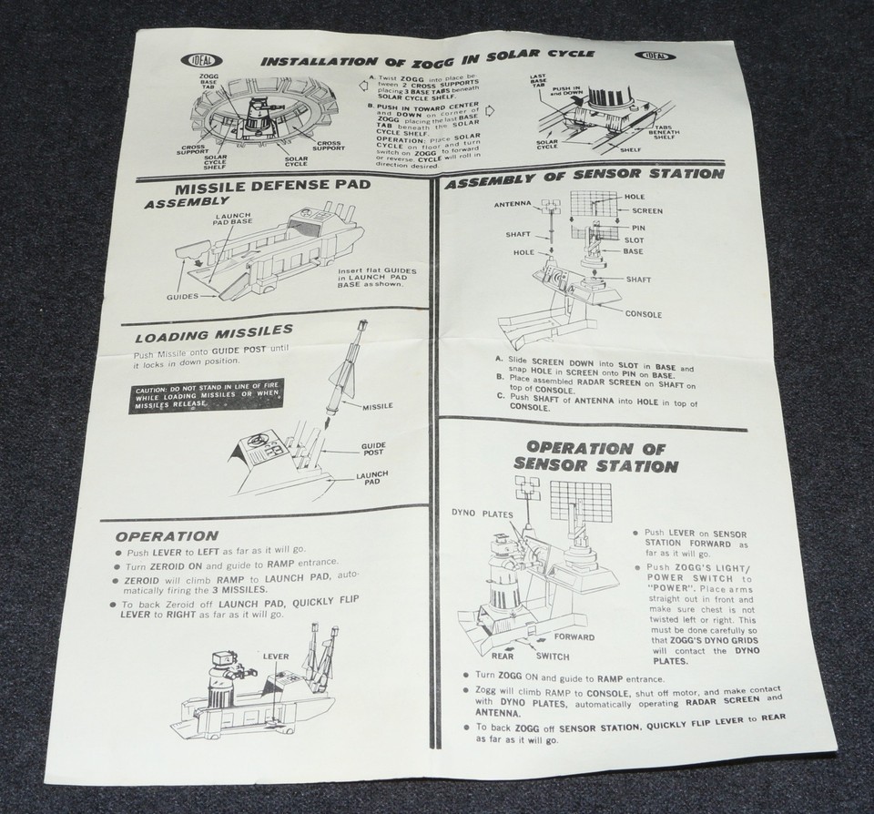 Zeroid 1969 Ideal Robot Commander Action Set ZOGG Solar Cycle ...