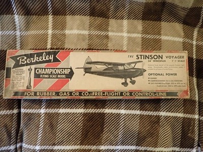 Berkeley Stinson Voyager Balsa Model Airplane Kit 34" wingspan | eBay