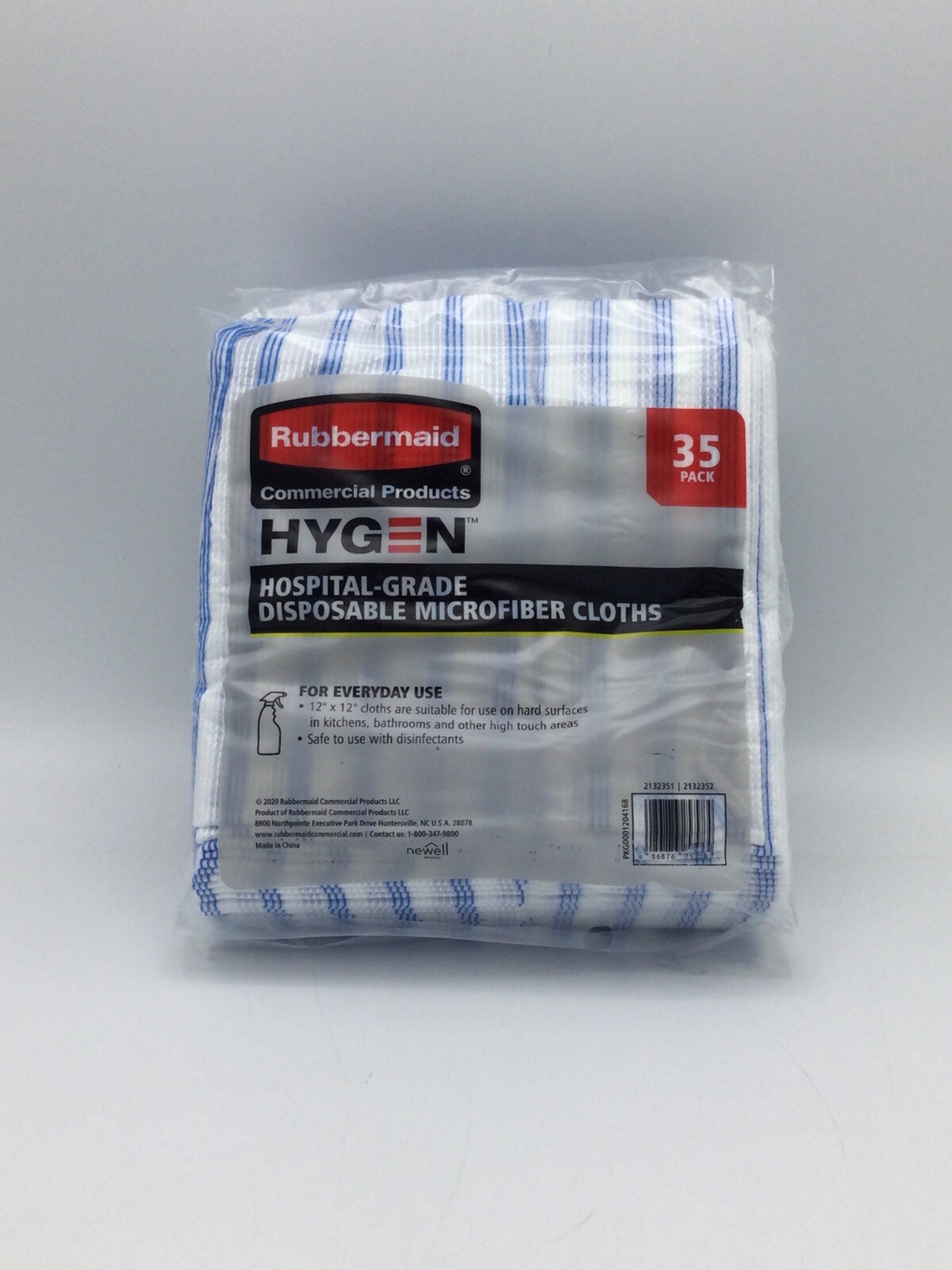 Rubbermaid Hygen Hospital-Grade Microfiber Cloths 35 Pack - Box of 24 ...