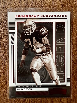 2021 Panini Contenders Ruby Parallel Legendary Contenders Bo Jackson #LGD-BJA | eBay