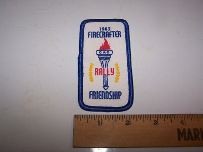 1982 Boy Scout FIRECRAFTER CAC RALLY FRIENDSHIP Patch | eBay