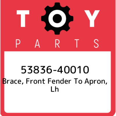 53836-40010 Toyota Brace, front fender to apron, lh 5383640010, New ...