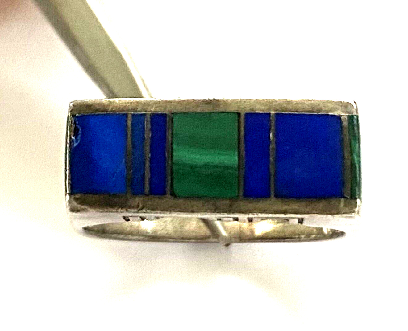 Ray Tracey Knifewing Native American Inlay Ring Band … - Gem