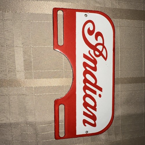 Porcelain Indian Enamel Metal Sign | eBay