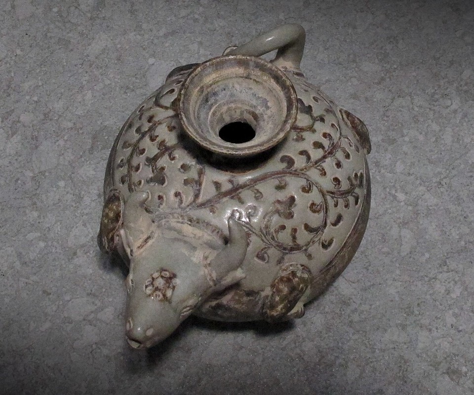Ancient Sawankhalok Buffalo, Pottery Si Satchanalai Klin, Sukhothai 14 ...
