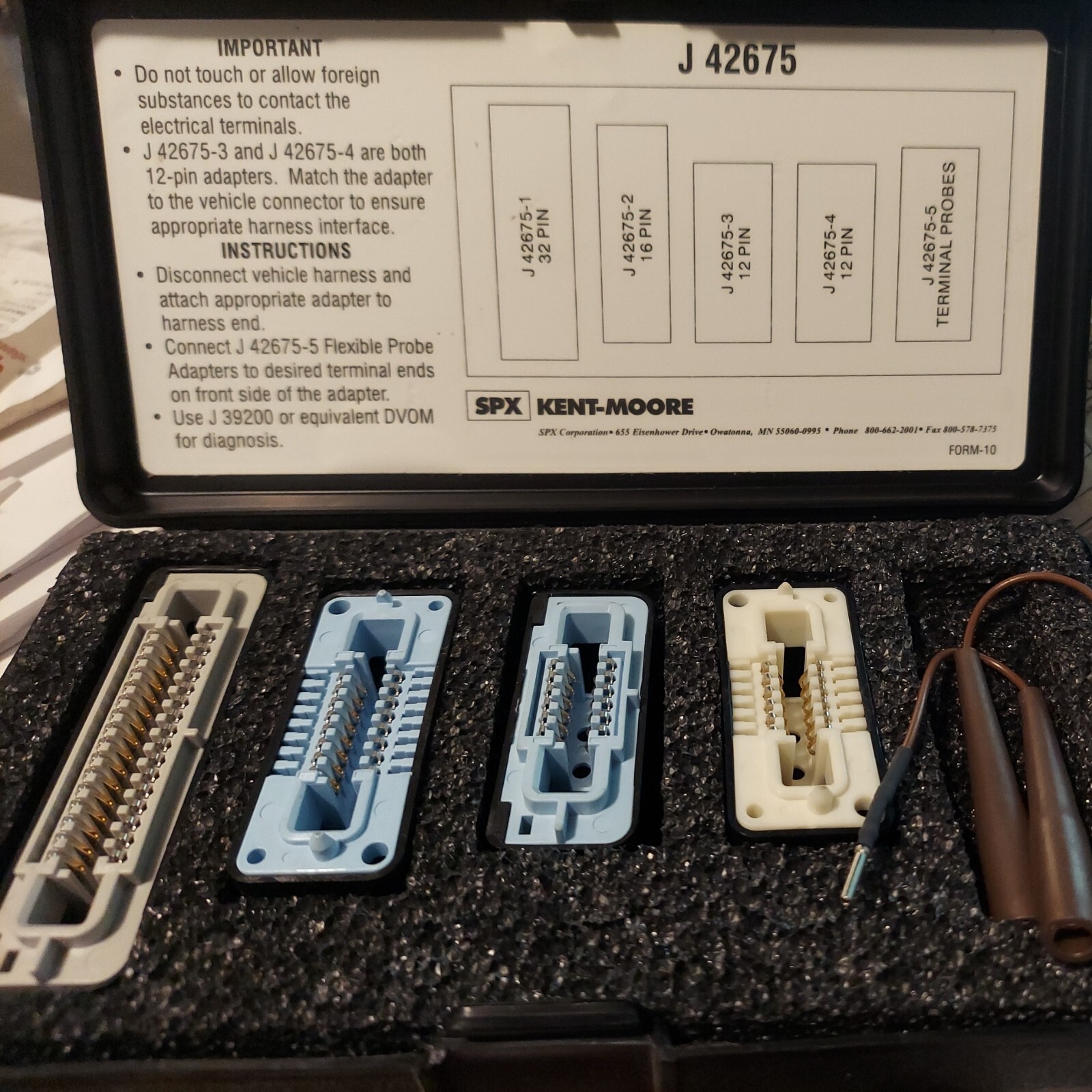 J 42675 BRAND NEW KENT MOORE DIAGNOSTIC ADAPTER KIT | eBay