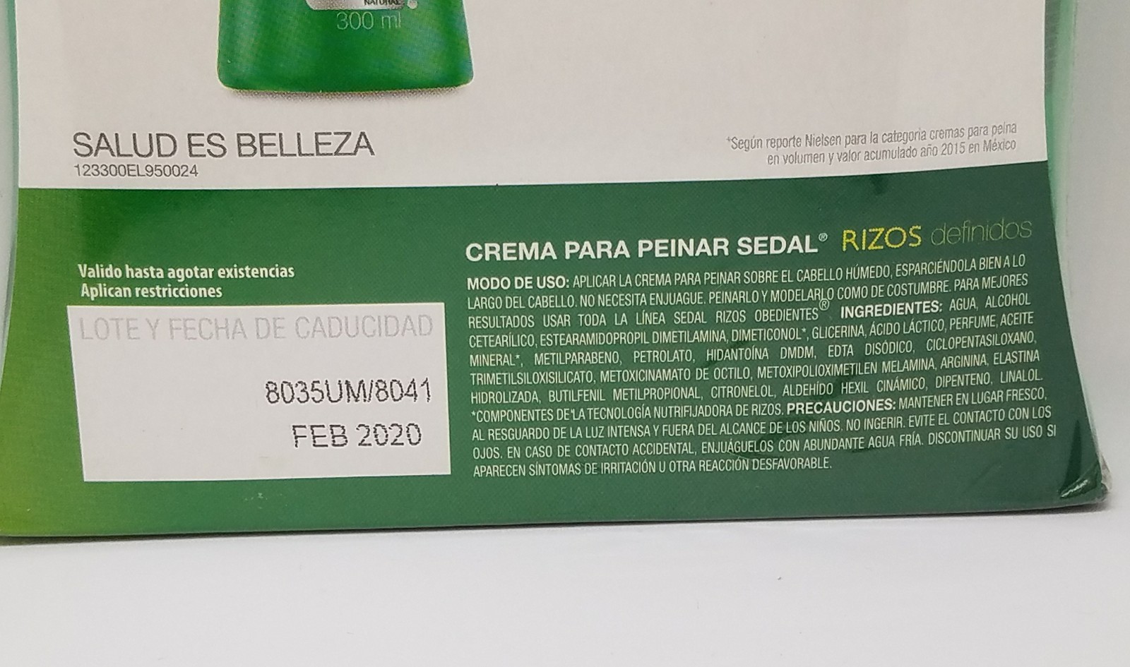 2X SEDAL Rizos Definidos 10.13OZ EACH (PACK OF 2 BOTTLES) ( Hair Cream ...