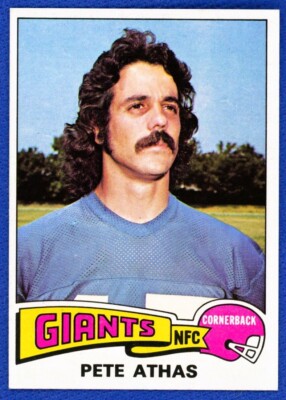 1975 Topps Football # 484 Pete Athas New York Giants | eBay