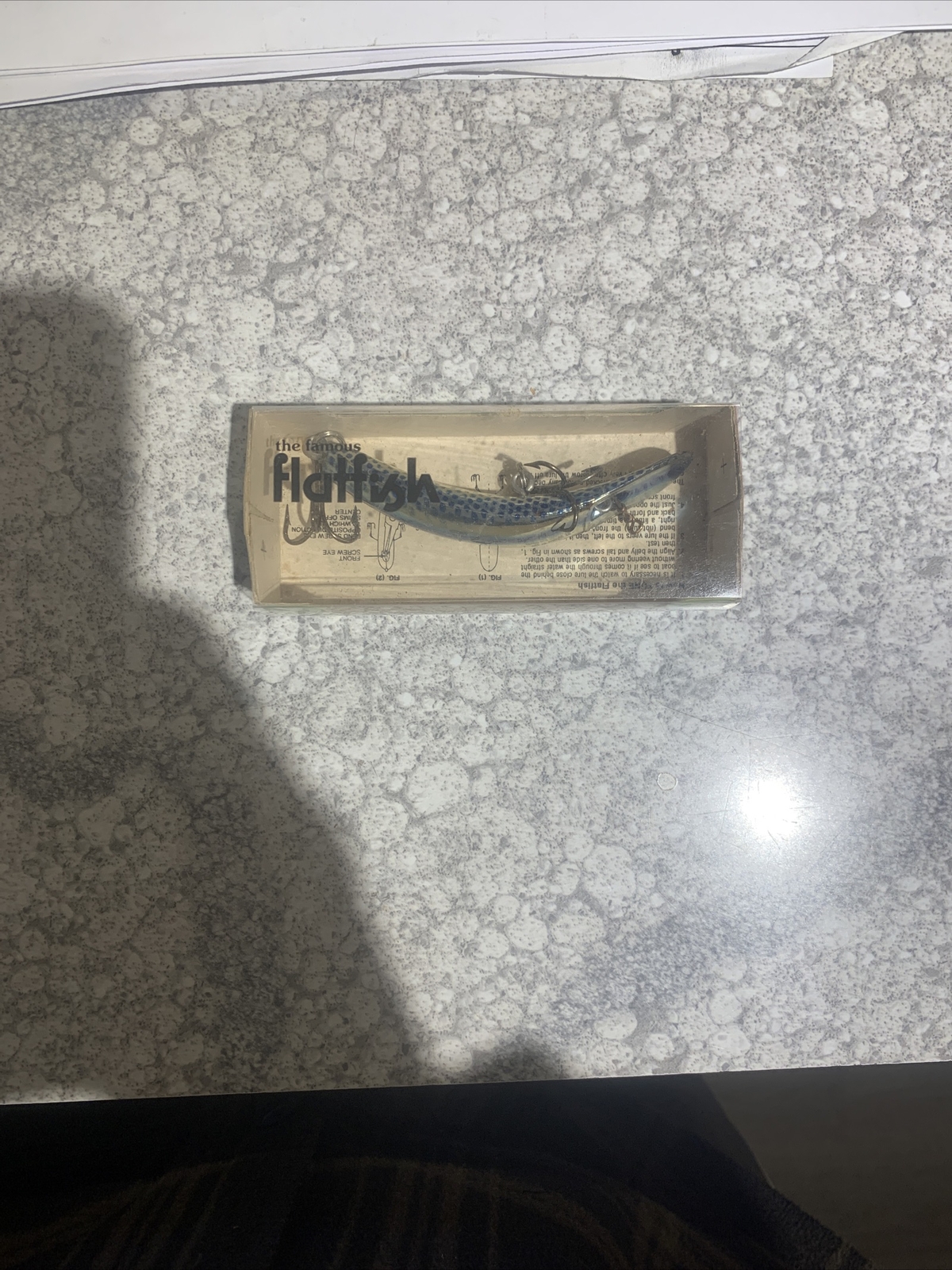 Vintage Helin Flatfish T4 In Original Box Silver And Blue | eBay