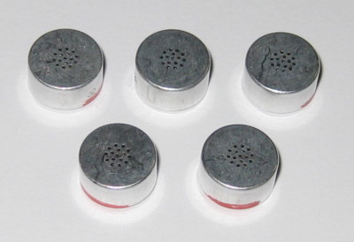 5 X Mini Electret Microphone – Non Directional Spy Microphone - 10 mm x ...