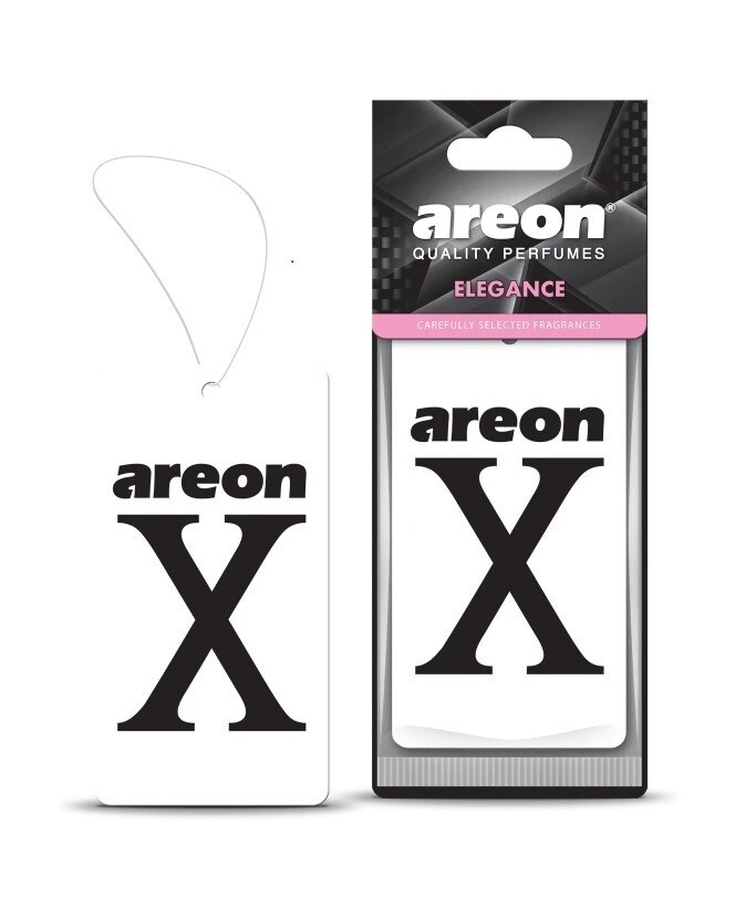 6 x Areon X Version Car Air Fresheners Elegance White Home Office Taxi ...