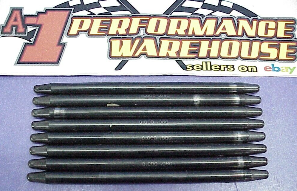 8 CV Products Hardened Racing Pushrods 8.00" Long x 7/16" O.D. #4 | eBay