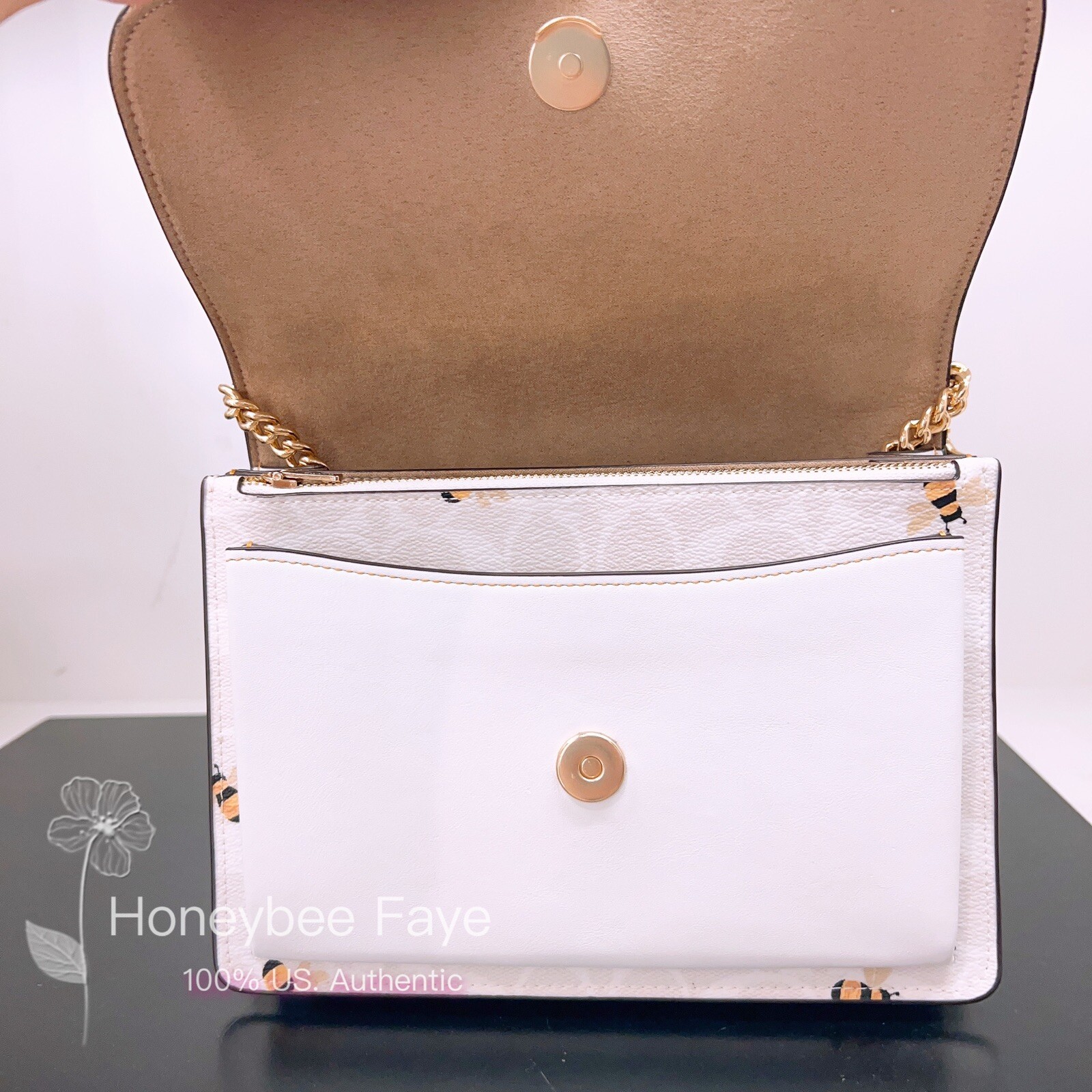 NWT Coach Klare Crossbody In Signature Canvas With Bee Print CH515 | eBay