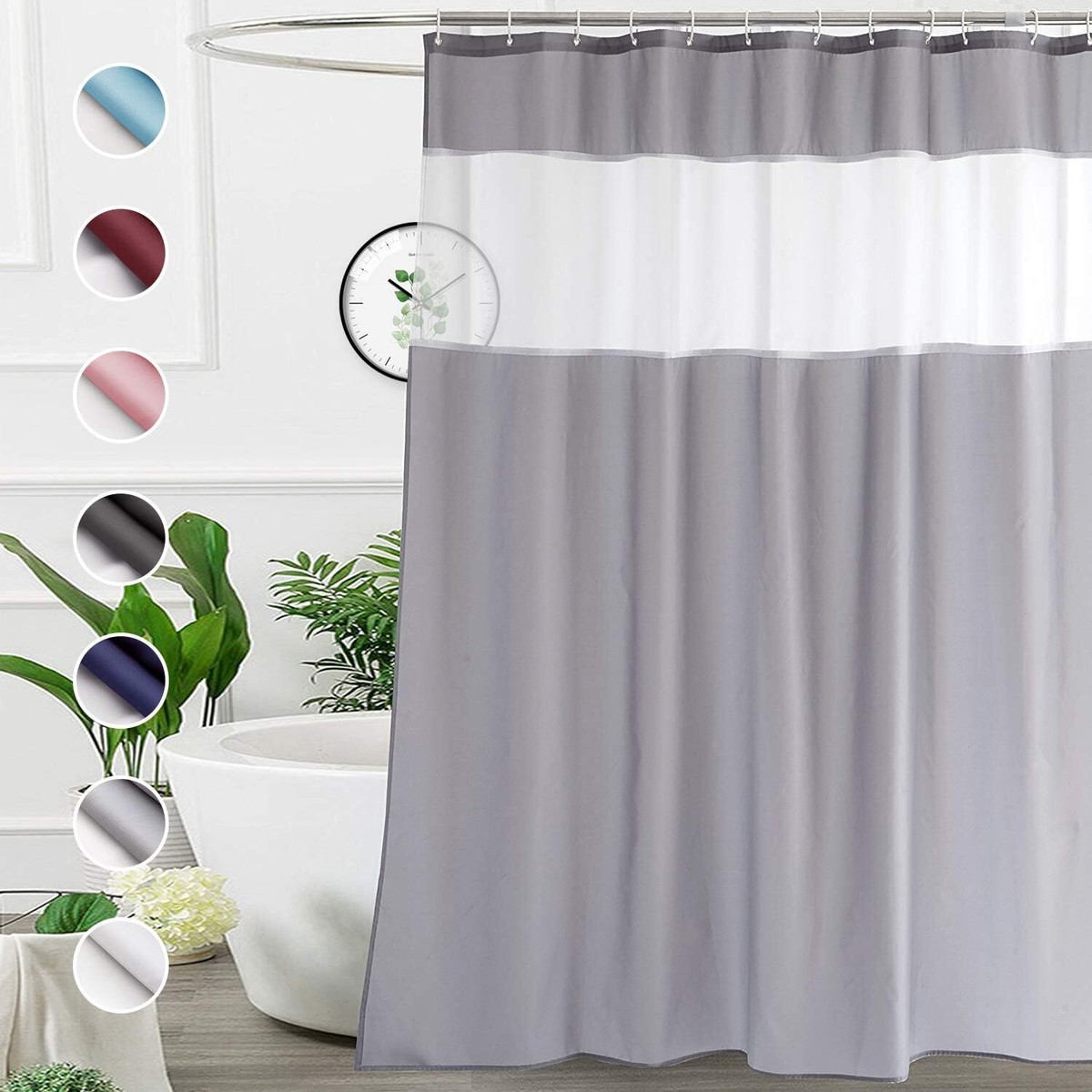 Gray shower curtain liner store