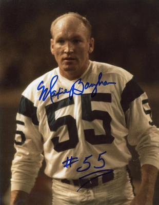 MAXIE BAUGHAN LOS ANGELES RAMS NFL SIGNED AUTOGRAPHED 8x10 PHOTO W/COA ...