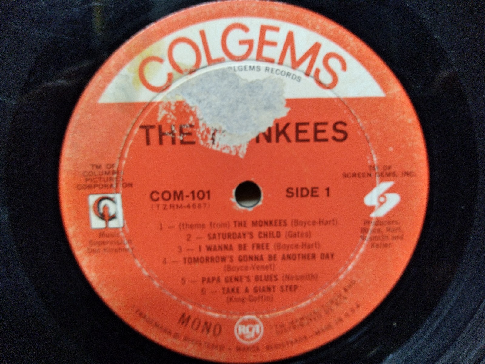 Monkees The Monkees self vinyl LP Colgems records COM-101 1966 | eBay