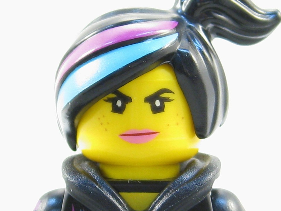 LEGO The Lego Movie Wyldstyle Ponytail Hair Girl Minifigure | eBay