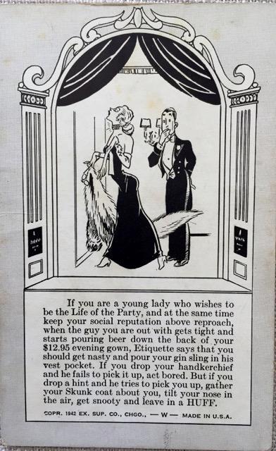 Vintage 1940s MUTOSCOPE CARD PINUP GIRL - "Leave in a Huff" | eBay