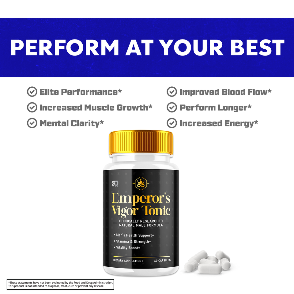 Emperor's Vigor Tonic Supplement for Men, Male Health Pills (3 Pack) | eBay
