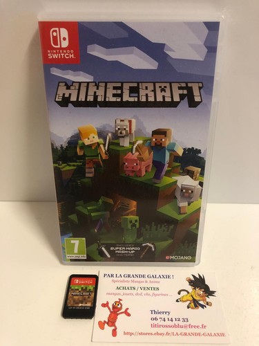 Jeu Vidéo Nintendo Switch Minecraft VF Super Mario Mash Up version Europe Mojang | eBay