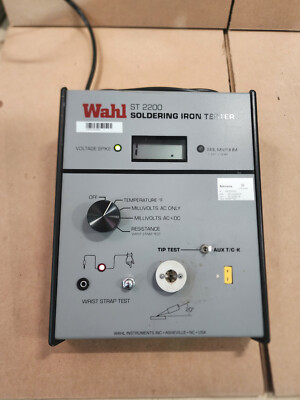 WAHL Instruments ST2200 Soldering Iron Tester | eBay