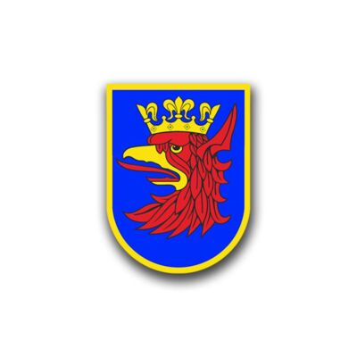 Aufkleber/Sticker Stettin Szcecin Westpommern Polen Heimat Wappen 7x5cm ...