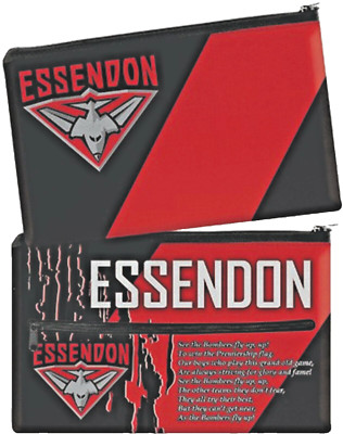 Essendon Song AFL Pencil Case AFL Team Logo Official Sporting ...