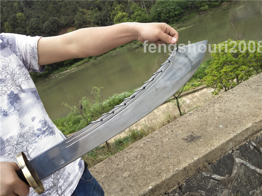 Nice KungFu Nine Rings Dao Broadsword Sword Sharp 1090 High Carbon ...