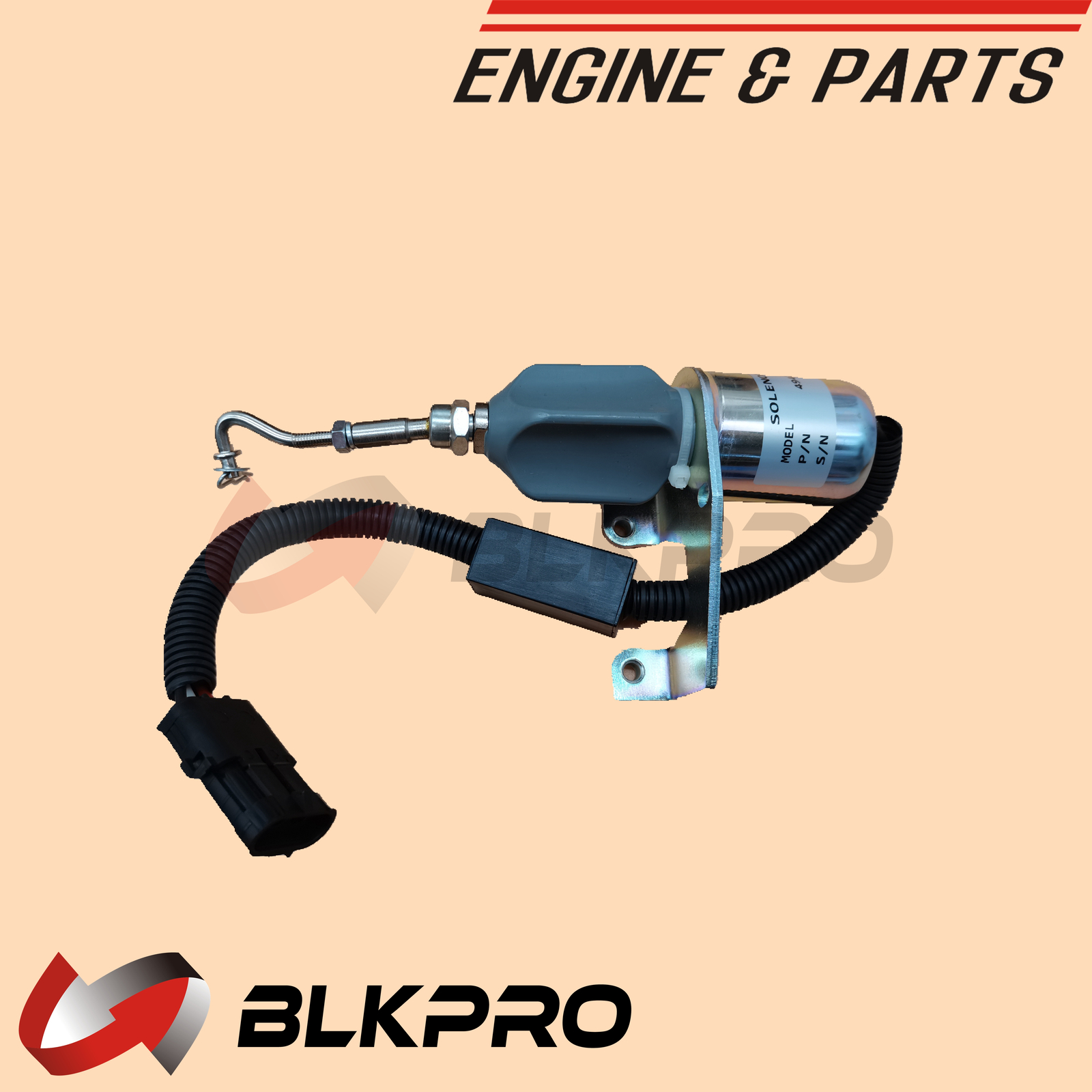 Solenoid Fuel Pump Shut down Valve For Cummins 24V 4942879 5295567 ...