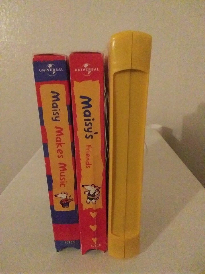 Lot of 3 Maisy VHS Tapes Count with Maisy Make Music Maisy's Friends | eBay