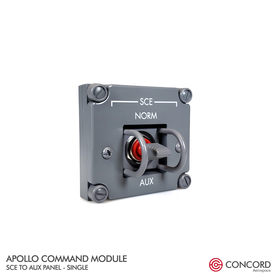 APOLLO COMMAND MODULE SINGLE SWITCH PANEL - SCE TO AUX REPLICA ...