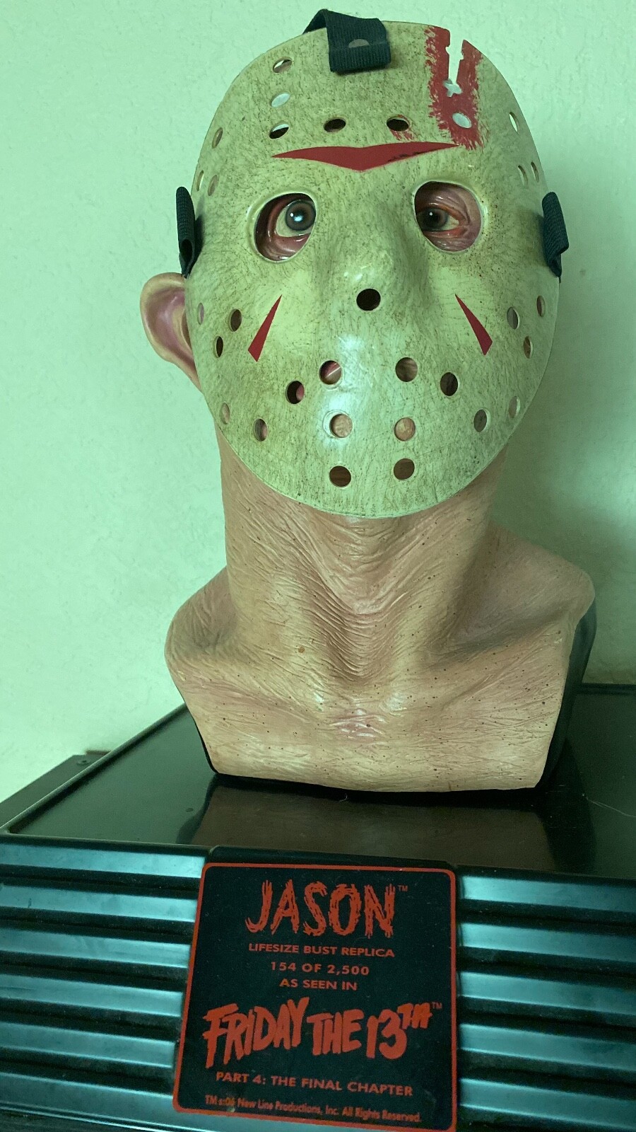 Licensed life sized Jason Voorhees Bust - Friday the … - Gem