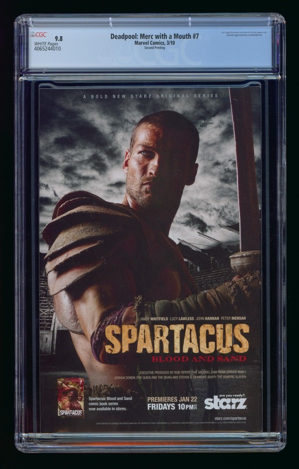 DEADPOOL MERC WITH A MOUTH #7 (2010) CGC 9.8 1st LADY DEADPOOL 2nd ...