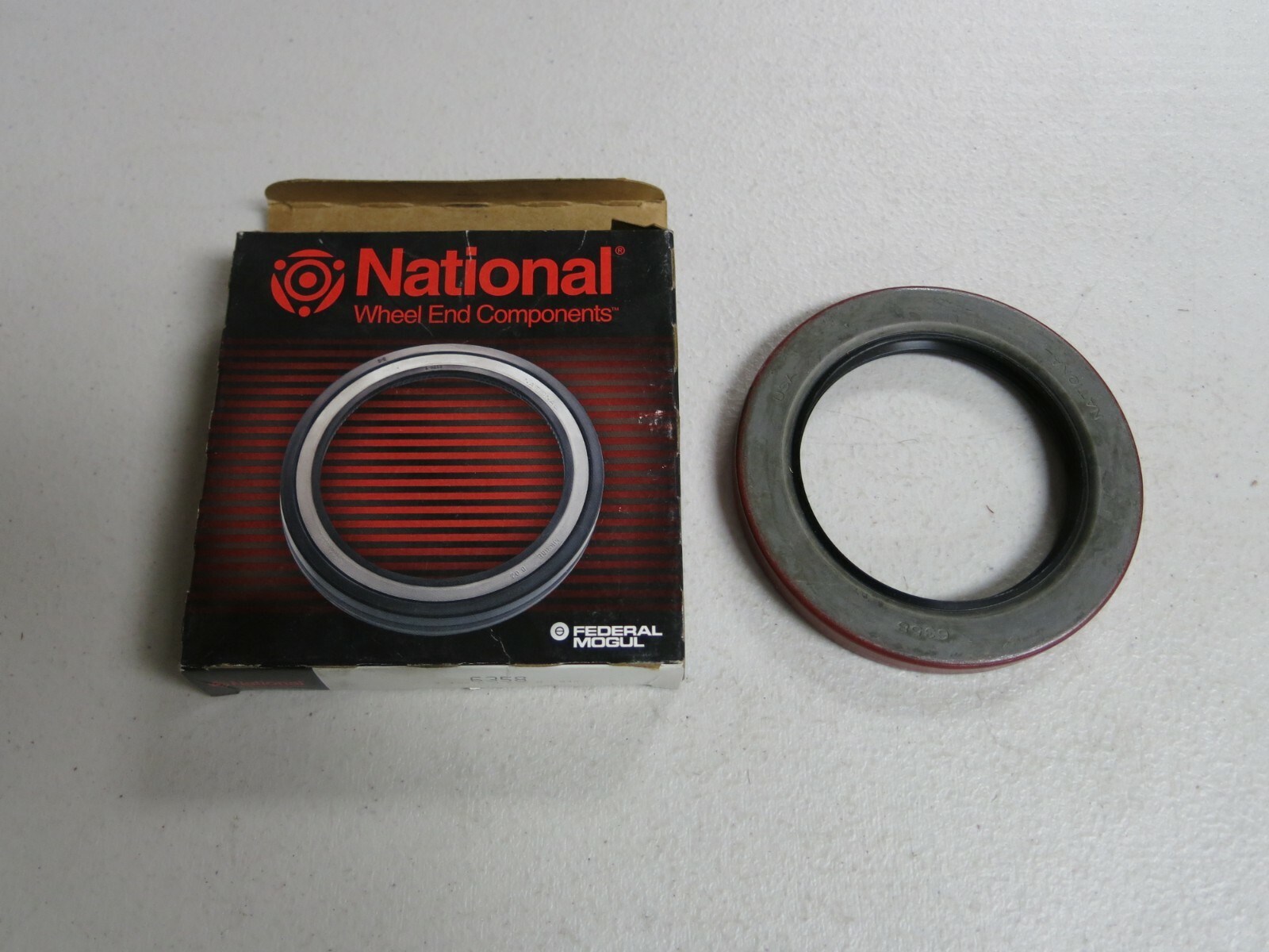 Federal Mogul 6358 Nitrile Rubber Wheel Seal for Chevrolet, GMC 1968-98 ...