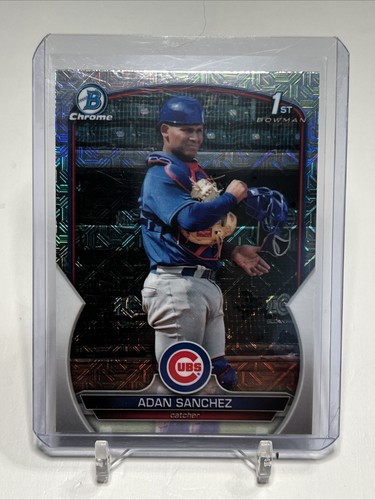 2023 Bowman Chrome Adan Sanchez 1st Bowman Mojo Refractor Chicago Cubs ...