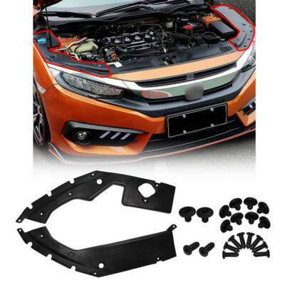 Auto Engine Cover Leaf Plate Cover For Honda 10TH Gen Civic 2016 2017 ...