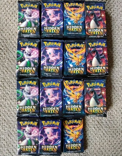 Pokemon TCG: Hidden Fates Booster Pack (1x), Factory Sealed | eBay