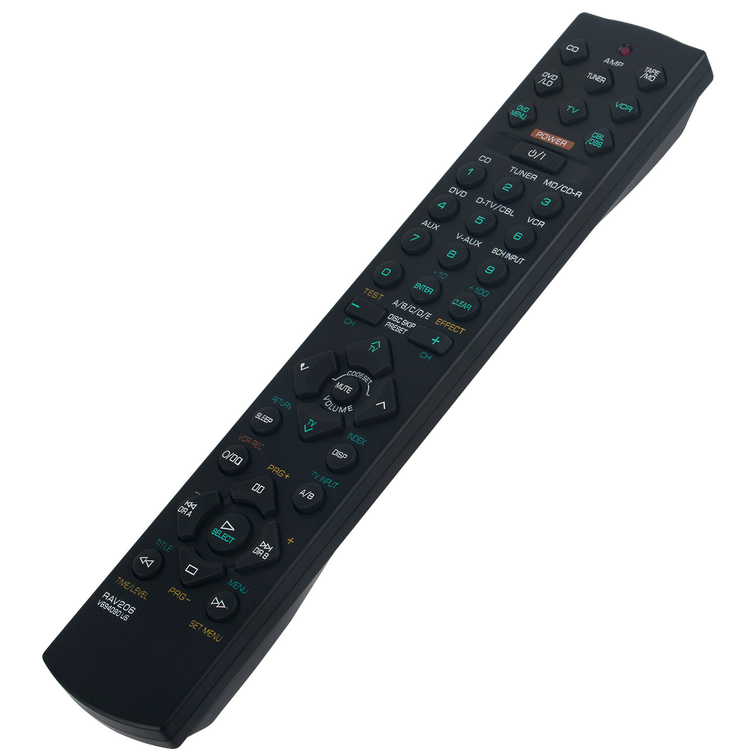 RAV206 V694090 US Replace Remote for Yamaha AV Receiver RX-V420 HTR ...